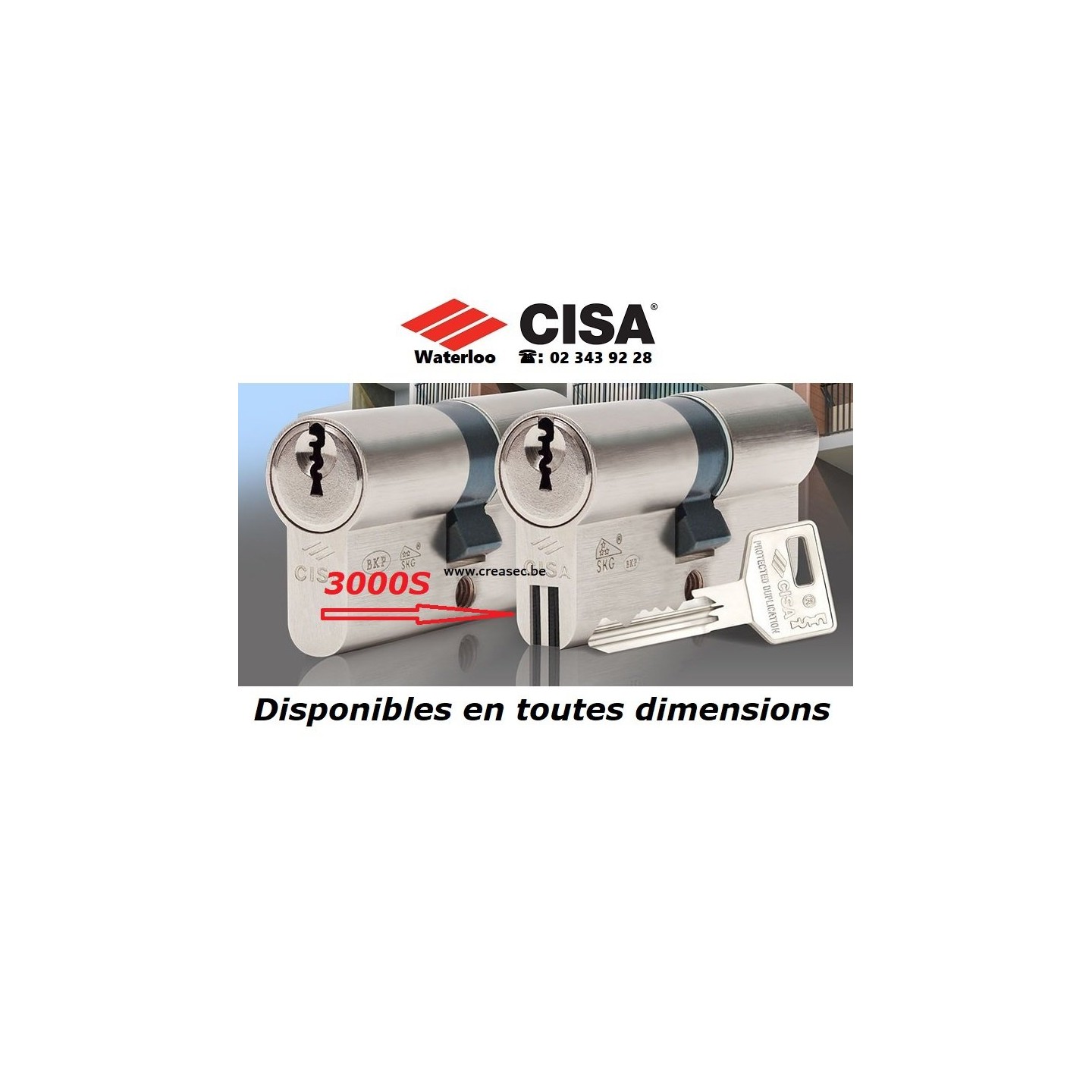 Cisa C3000 certificaatcilinder